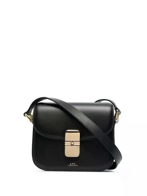 A.p.c. Mini Grace Shoulder Bag - Black