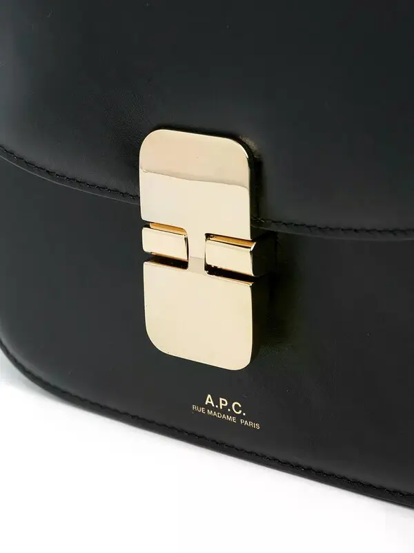 A.p.c. Mini Grace Shoulder Bag - Black
