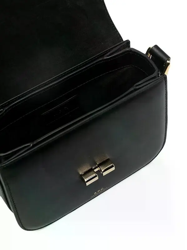 A.p.c. Mini Grace Shoulder Bag - Black