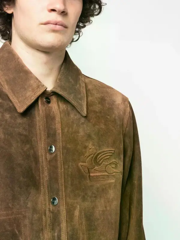 Etro Suede Shirt Jacket