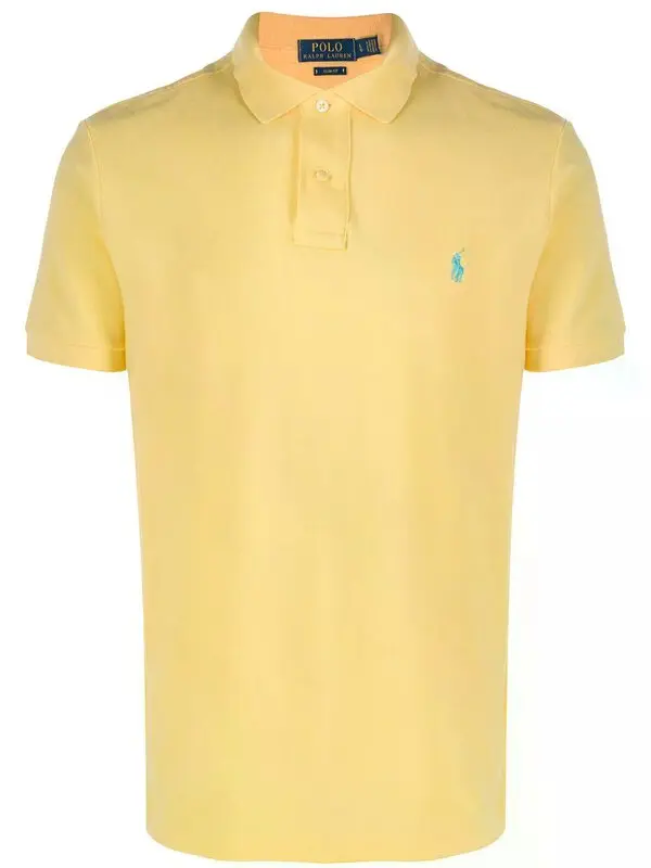 Polo Ralph Lauren Embroidered Logo Polo Shirt - Yellow