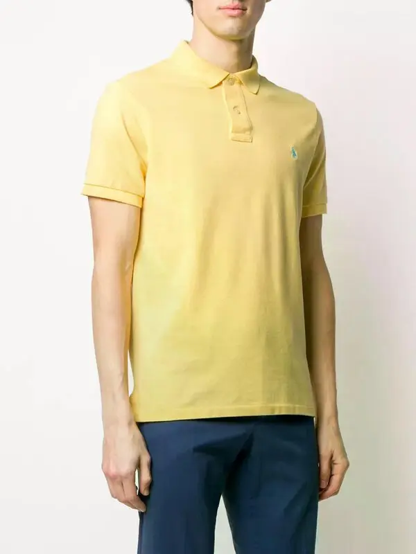 Polo Ralph Lauren Embroidered Logo Polo Shirt - Yellow