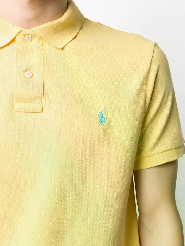 Polo Ralph Lauren Embroidered Logo Polo Shirt - Yellow