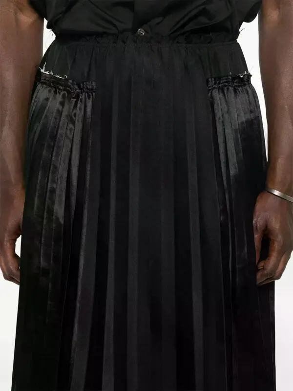 Comme Des Garçons Pleated Midi Skirt