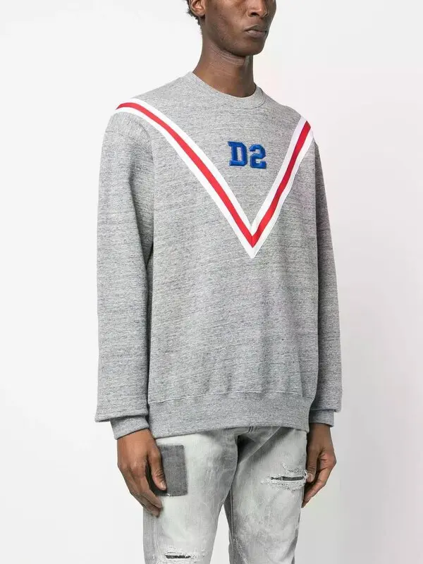 Dsquared2 Logo-embroidered Cotton Sweatshirt