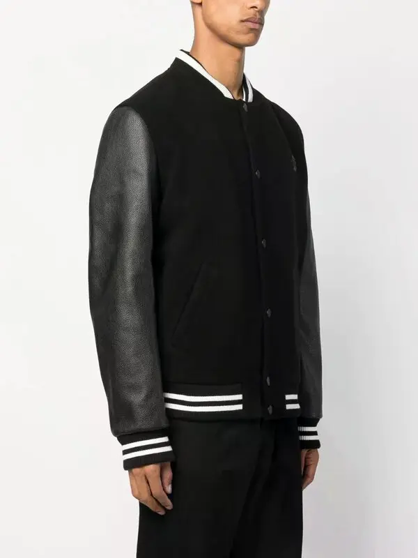 Philipp Plein Studded Skull Bomber Jacket