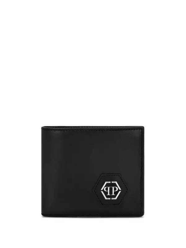 Philipp Plein Logo-plaque Bi-fold Wallet - Black