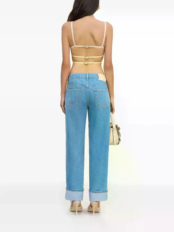 Cult Gaia Loren Crop Top - Neutrals