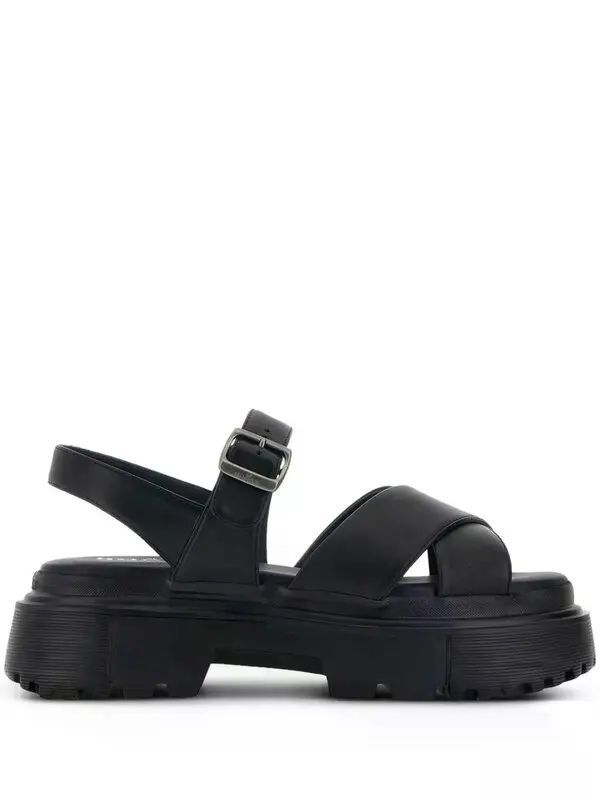 Hogan Crossover-straps Flat Sandals