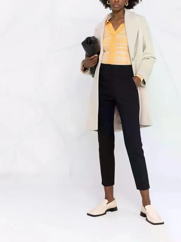 Peserico High-rise Slim-fit Trousers