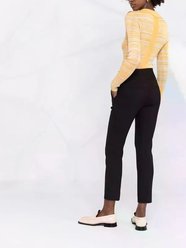 Peserico High-rise Slim-fit Trousers