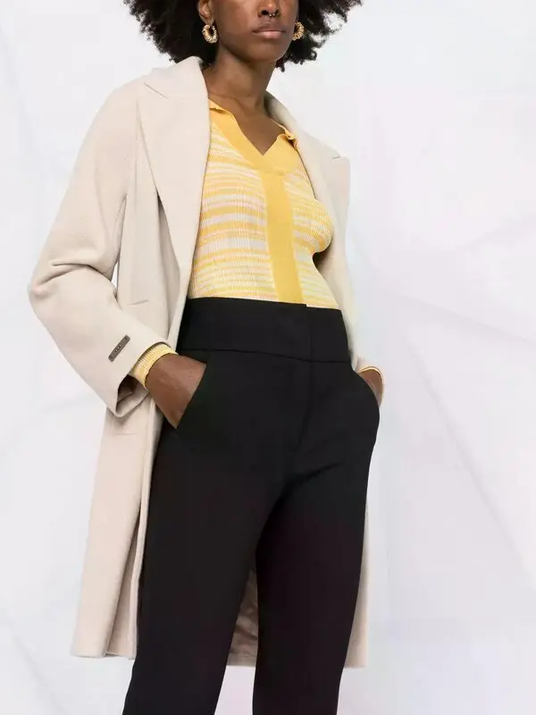 Peserico High-rise Slim-fit Trousers