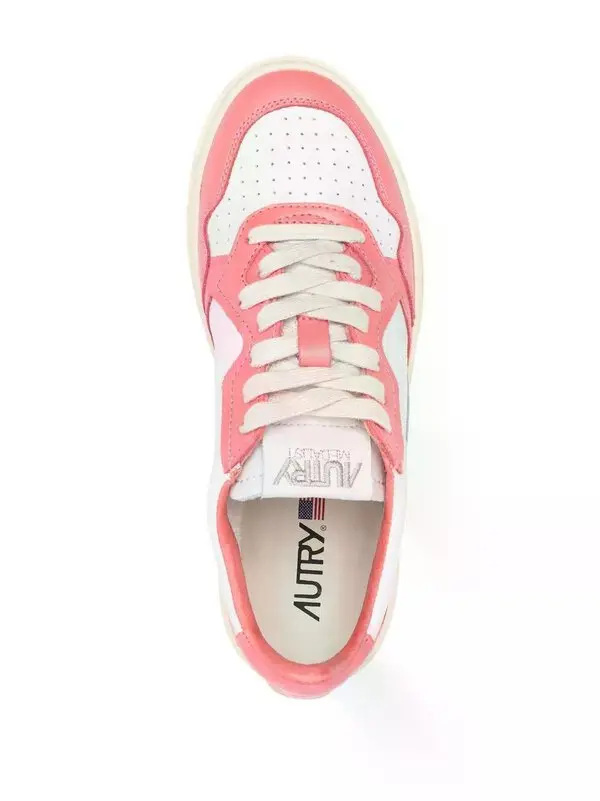 AUTRY Medalist Leather Low-top Sneakers - White