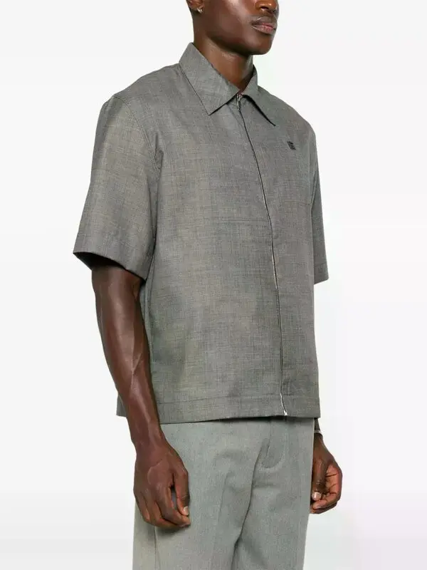 Givenchy 4g-motif Wool Shirt