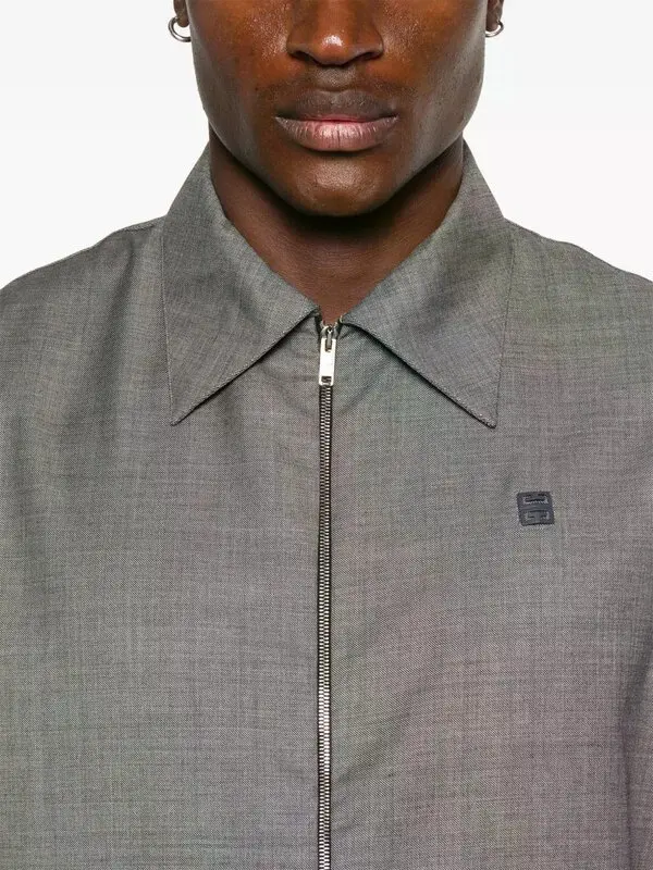 Givenchy 4g-motif Wool Shirt