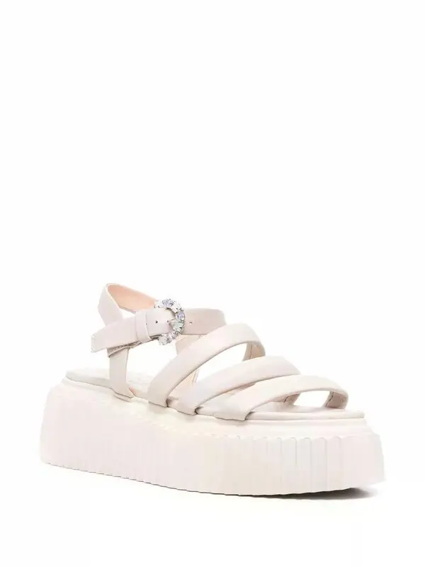 Agl Strap-design Platform Sandals