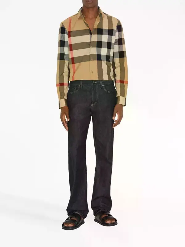 Burberry Checkered Cotton Shirt