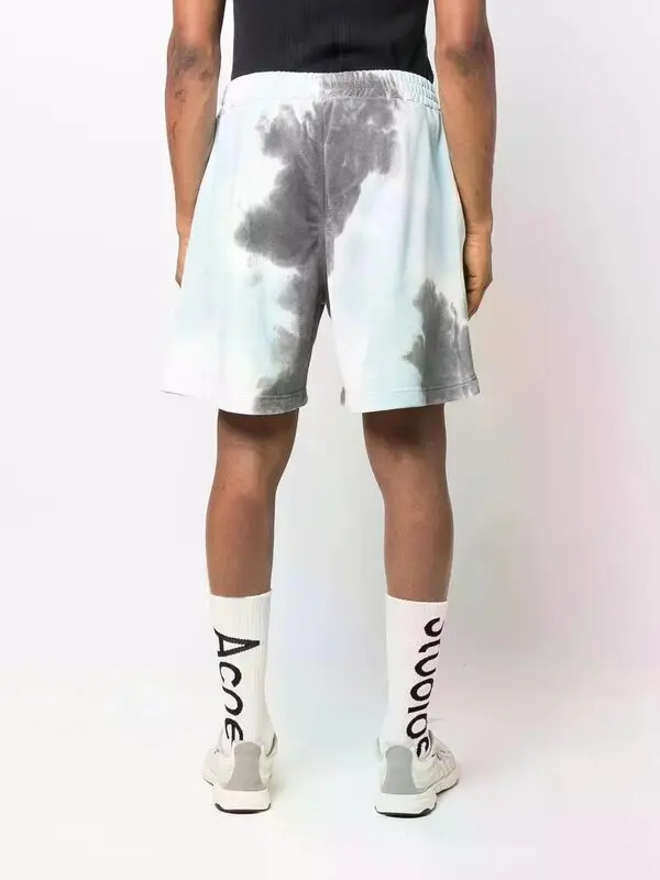 MSGM Tie-dye Print Track Shorts