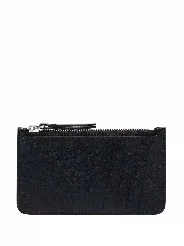 MAISON MARGIELA Four-stitch Leather Card Holder - Black