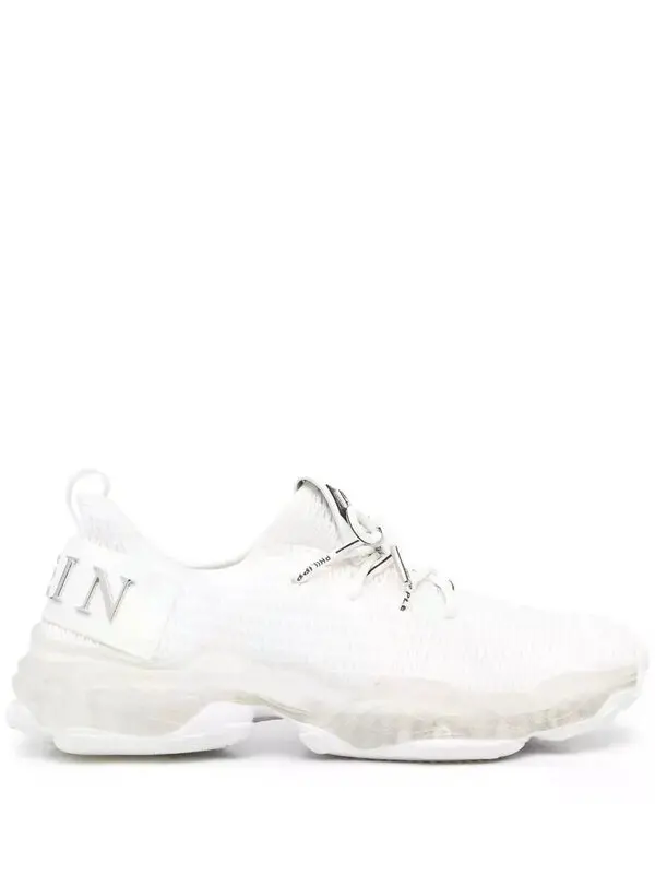 Philipp Plein Runner Hyper $hock Sneakers - White