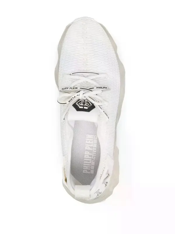 Philipp Plein Runner Hyper $hock Sneakers - White