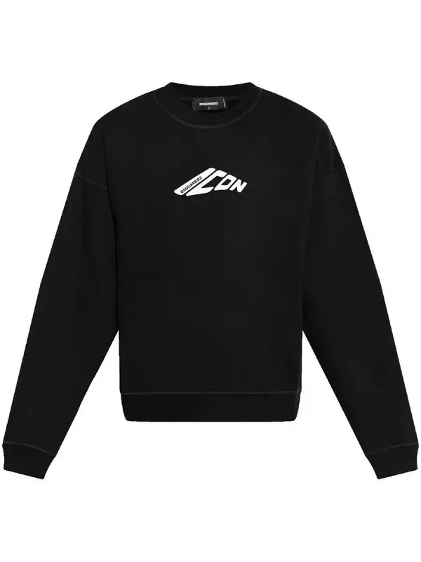 Dsquared2 Graphic-print Sweatshirt - Black