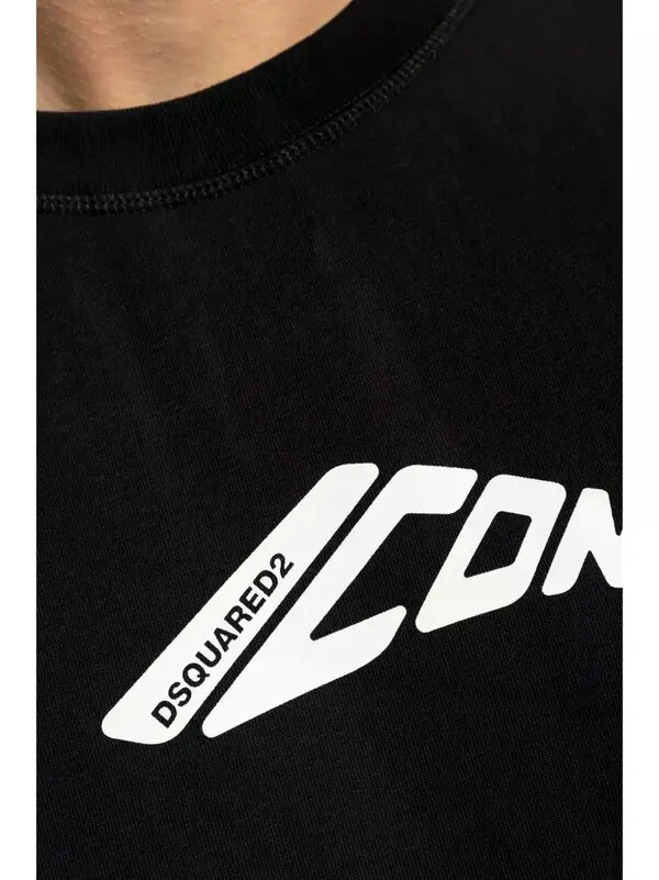 Dsquared2 Graphic-print Sweatshirt - Black