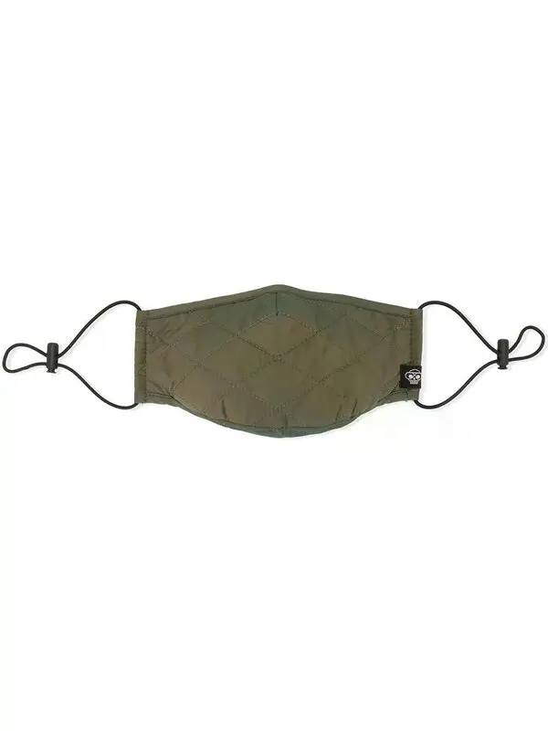 MOSTLY HEARD RARELY SEEN Quilted Face Mask - Green