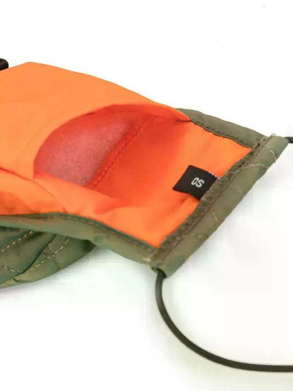 MOSTLY HEARD RARELY SEEN Quilted Face Mask - Green