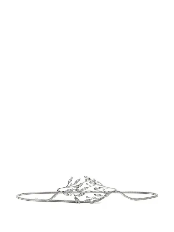 LANVIN Leaf-motif Belt - Silver