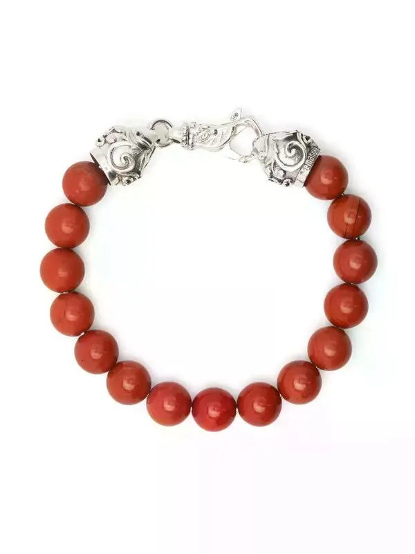 Emanuele Bicocchi Jasper Beaded Bracelet - Red