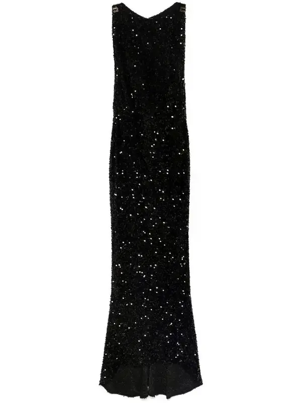 Elisabetta Franchi Sequinned Maxi Dress