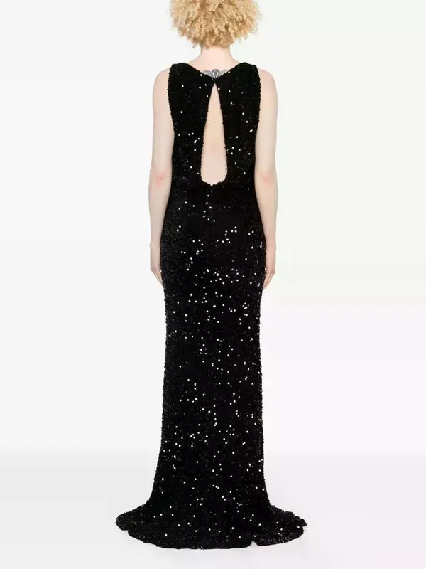 Elisabetta Franchi Sequinned Maxi Dress