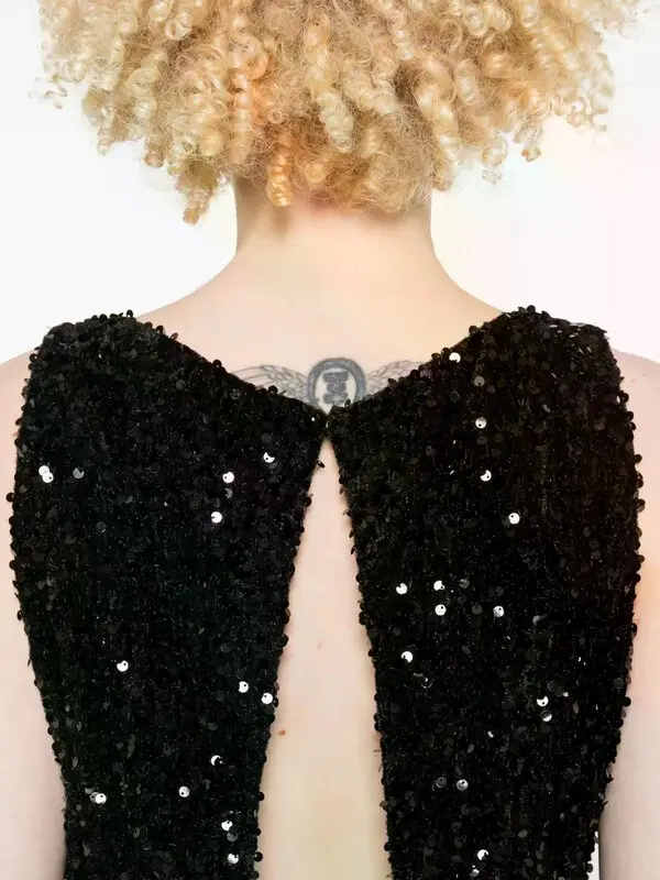 Elisabetta Franchi Sequinned Maxi Dress