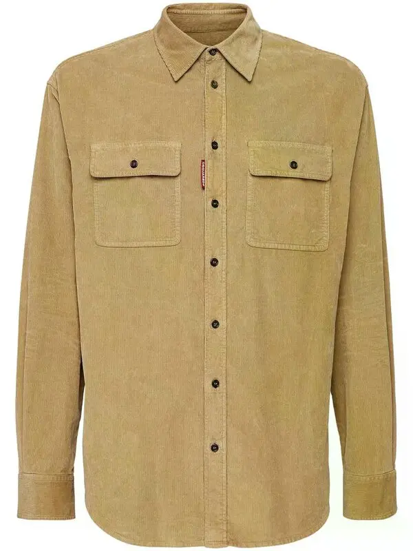 Dsquared2 Long-sleeve Corduroy Shirt