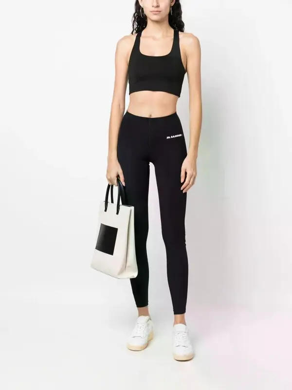 JIL SANDER Logo-print 7/8 Leggings
