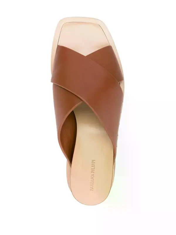 Fabiana Filippi Stud-detailed Calf Leather Slides