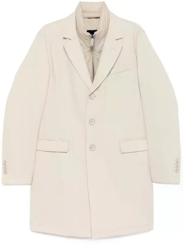 Herno Virgin Wool Coat - Neutrals