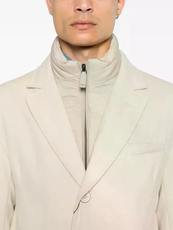 Herno Virgin Wool Coat - Neutrals