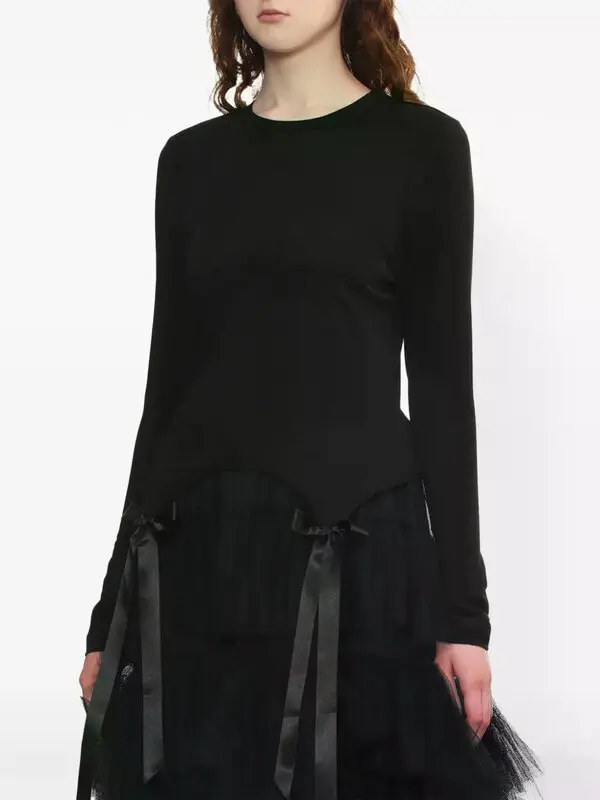 Simone Rocha Bow Tail Easy T-shirt
