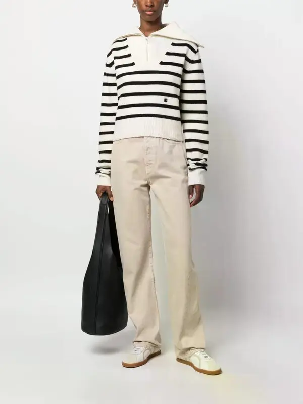 TOTEME Twisted Seam Straight-leg Jeans - Neutrals