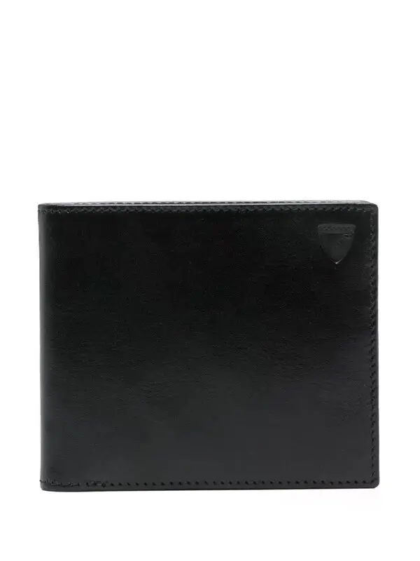 ASPINAL OF LONDON Bi-fold Leather Wallet - Black