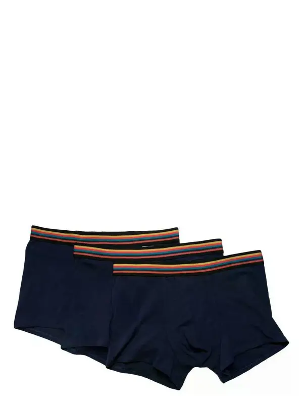 Paul Smith Stripe-detailing Cotton Boxers - Blue