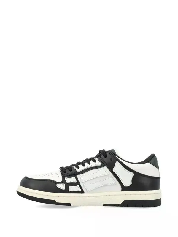 Amiri Skel Colour-block Leather Sneakers - Black