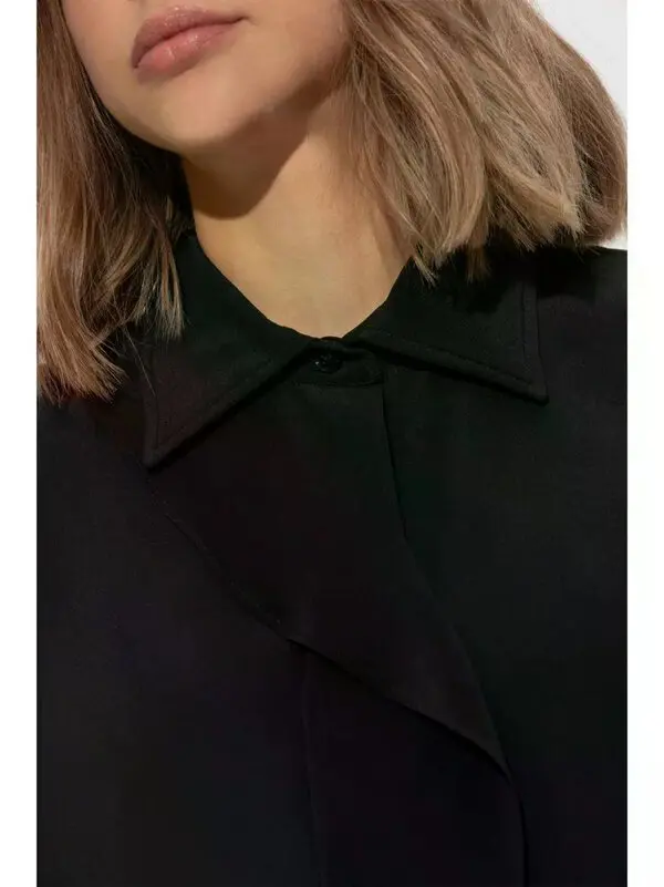 Victoria Beckham Ruffled Silk Blouse