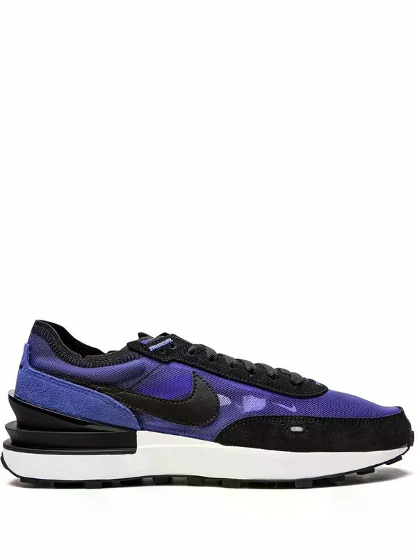 Nike Waffle One Low-top "swoosh" Sneakers - Black