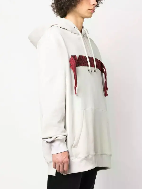 LANVIN Oversized Logo-appliqué Hoodie