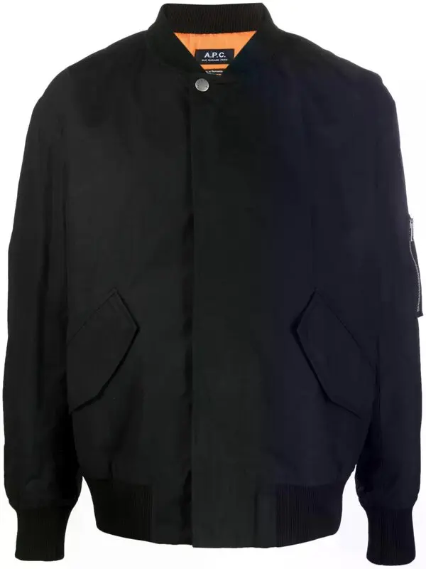 A.p.c. Zip-pocket Cotton Bomber Jacket