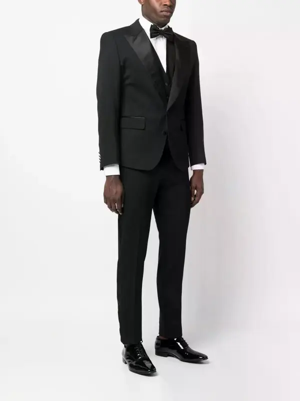 Dolce & Gabbana Tuxedo-style Three-piece Suit - Black