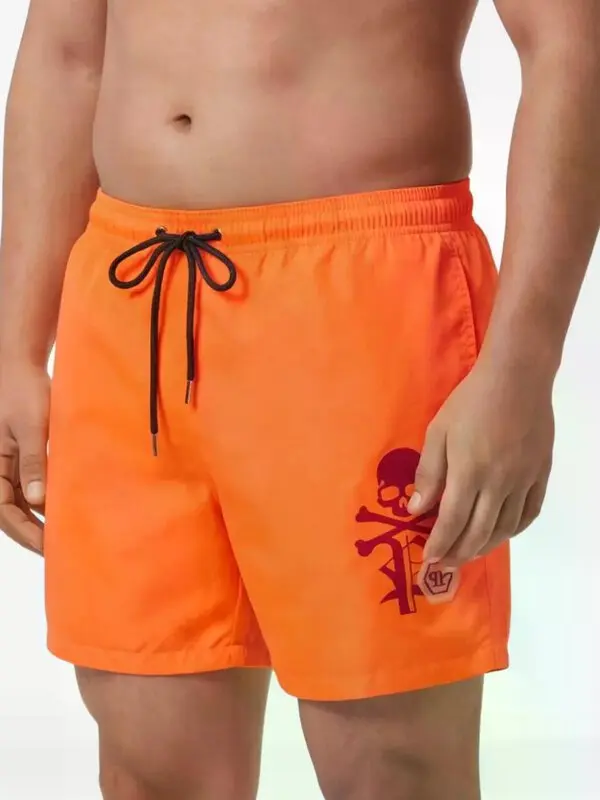 Philipp Plein Logo-print Swim Shorts